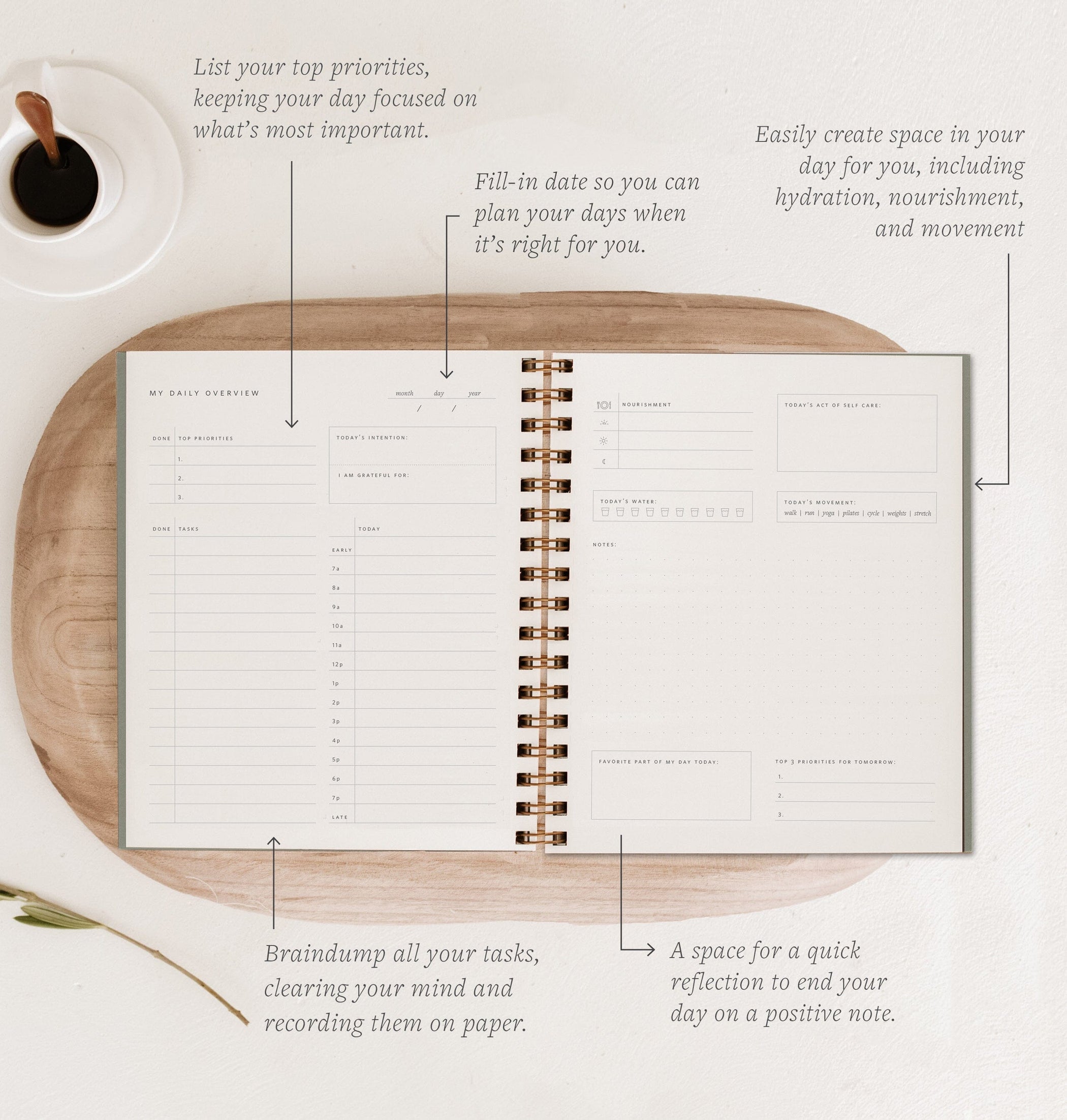 Daily Overview Planner | Ramona & Ruth