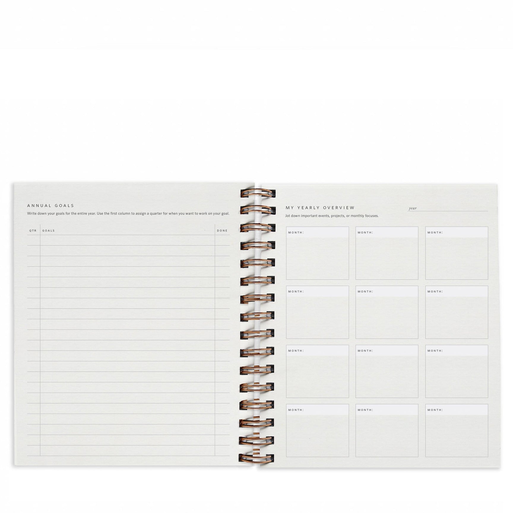Quarterly Overview Planner | Ramona & Ruth