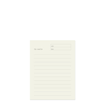 To Note Block Notepad | Ramona & Ruth