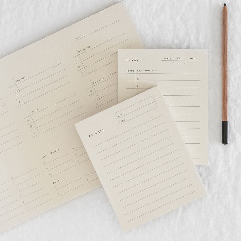 Today Block Notepad | Ramona & Ruth